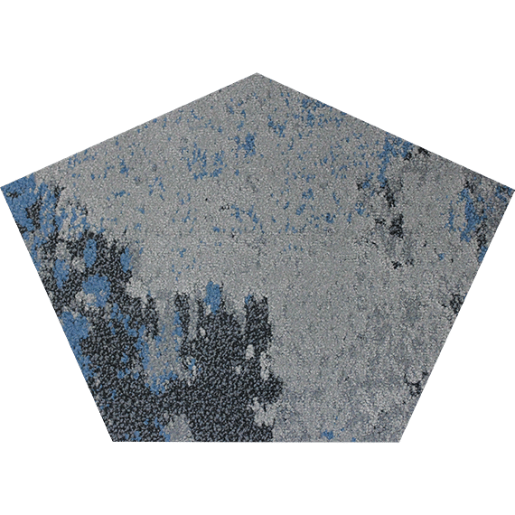 Misty Pentagon Carpet tiles for Commercial Flooring | Australia